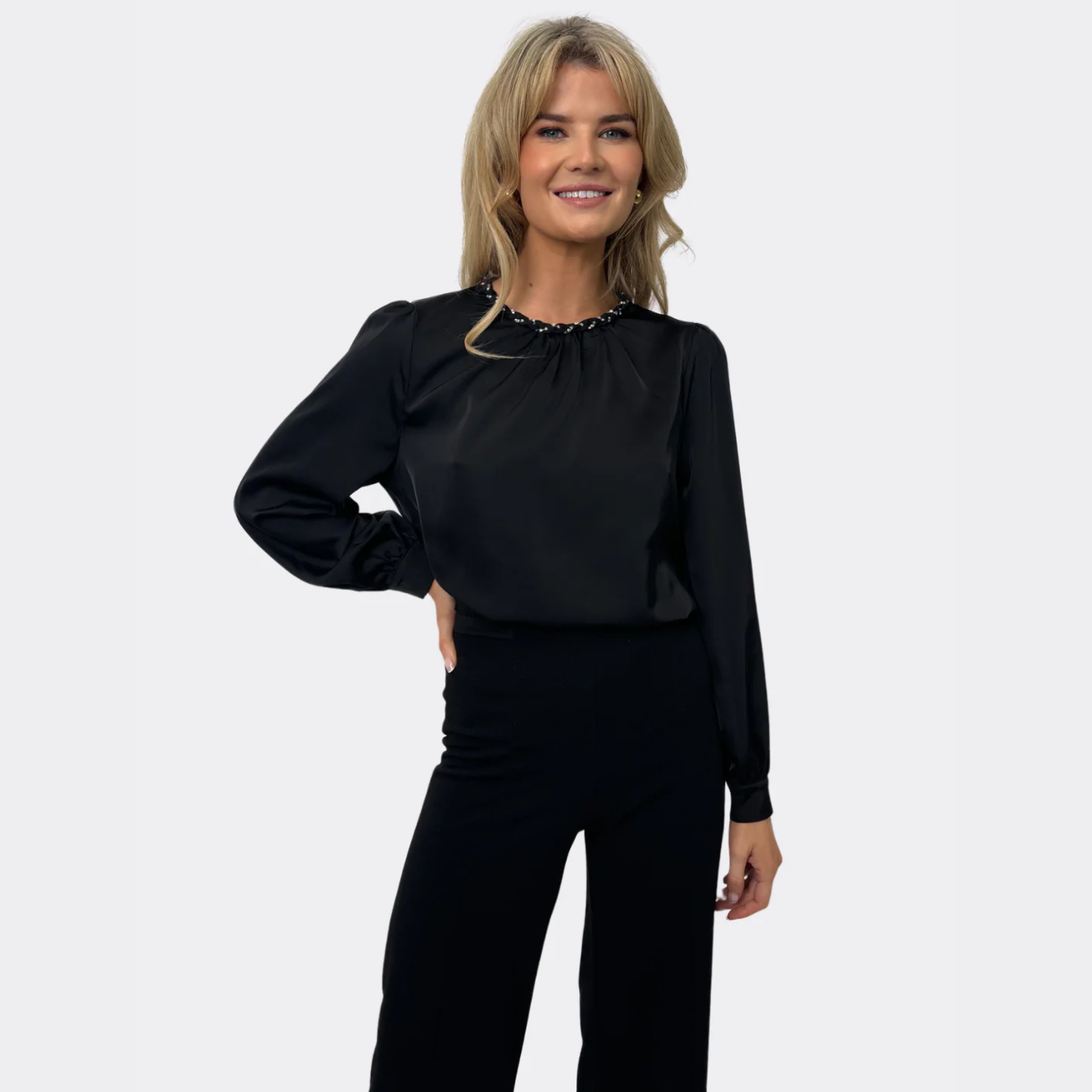Kate & Pippa Silk Chain Tara Top – Geoghegans Of Navan