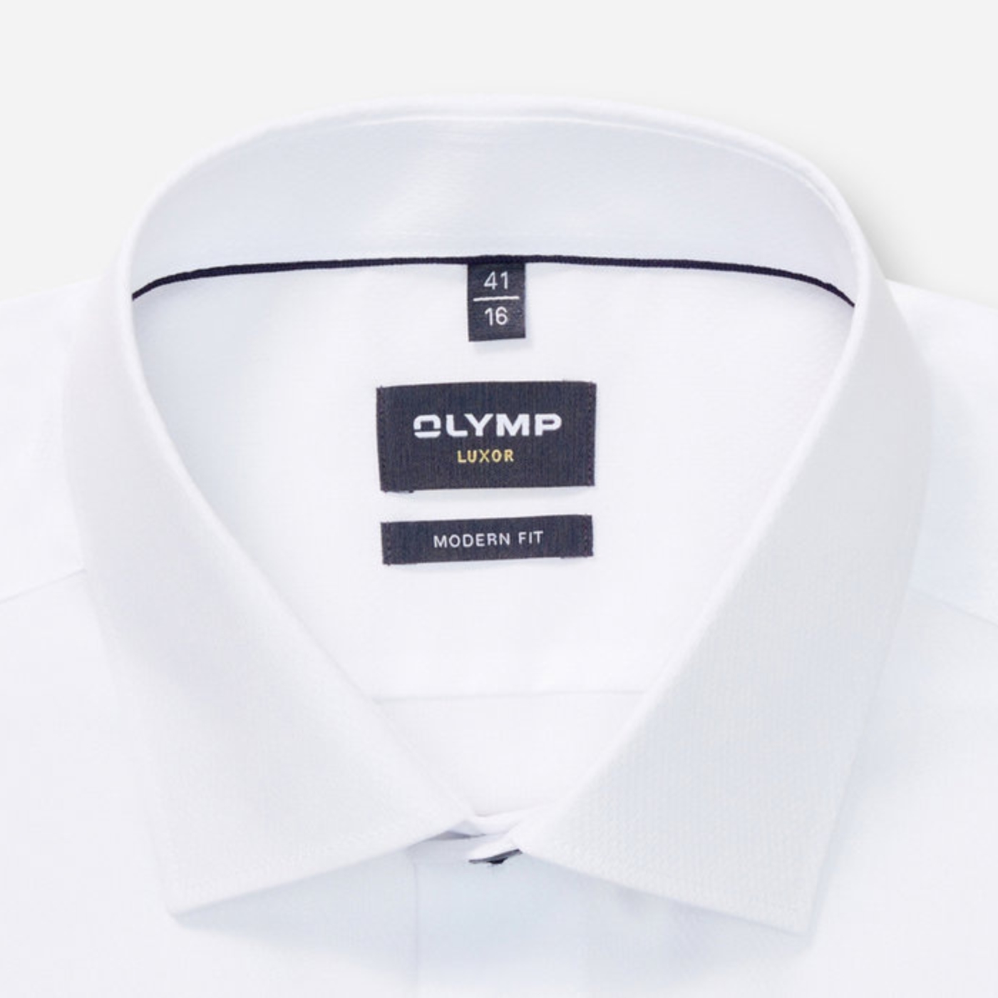 Olymp Modern Fit Micro Weave White – Geoghegans Of Navan