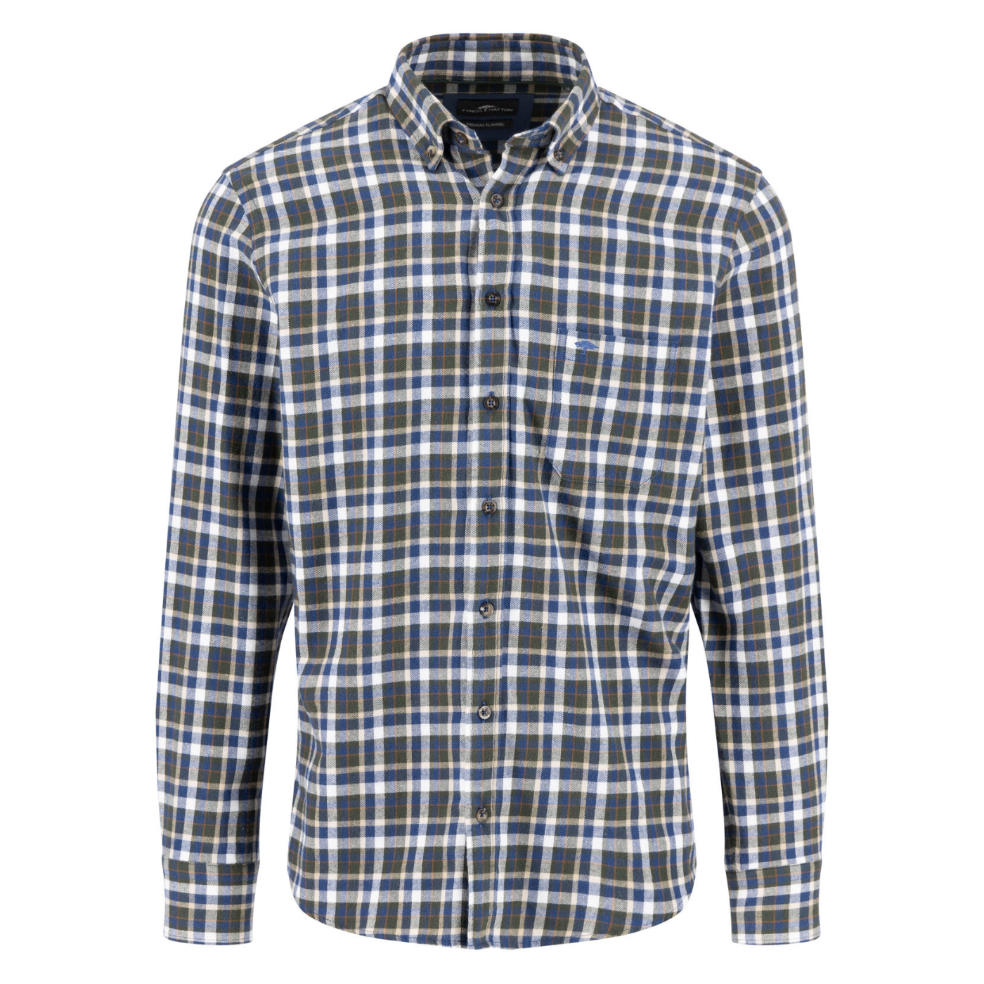 Fynch Hatton Check L/S Premium Flannel Shirt – Geoghegans Of Navan