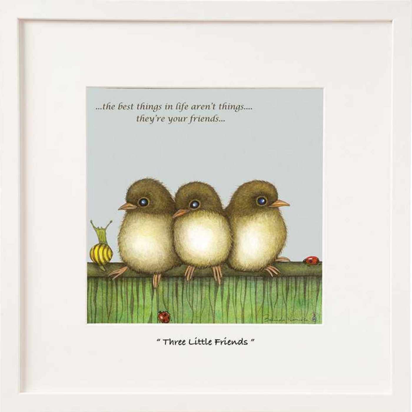 Three Little Friends | Belinda Northcote Design Frame – Geoghegans Of Navan