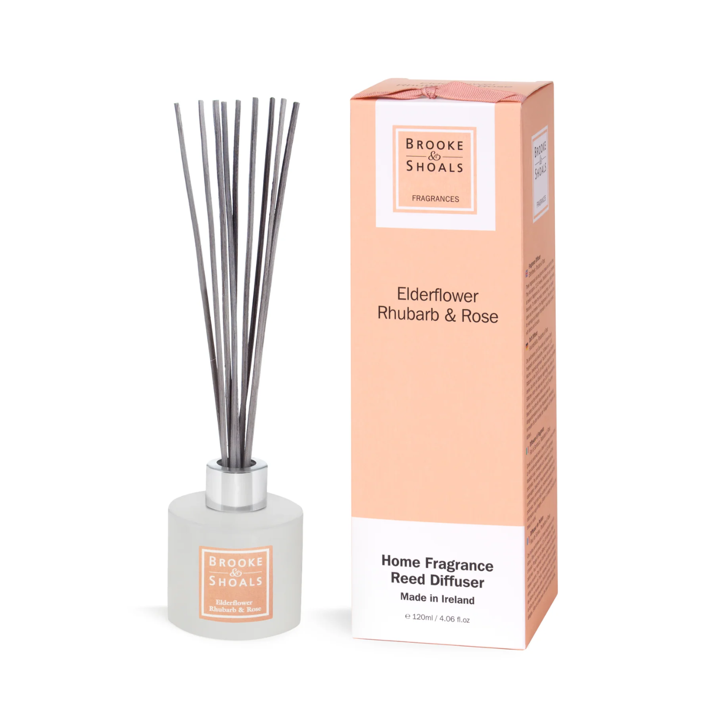 Brooke & Shoals Diffuser | Elderflower Rhubarb & Rose – Geoghegans Of Navan
