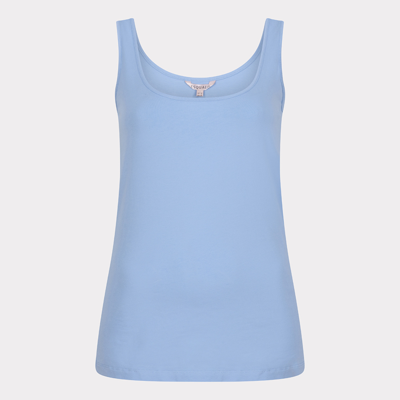 Esqualo Essential Cotton Tank | Sky Blue / Off-White – Geoghegans Of Navan
