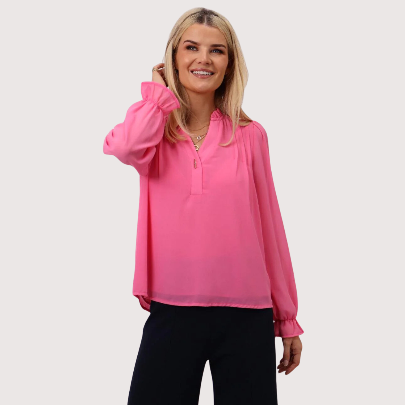 Kate & Pippa Heidi V Neck Blouse – Geoghegans Of Navan
