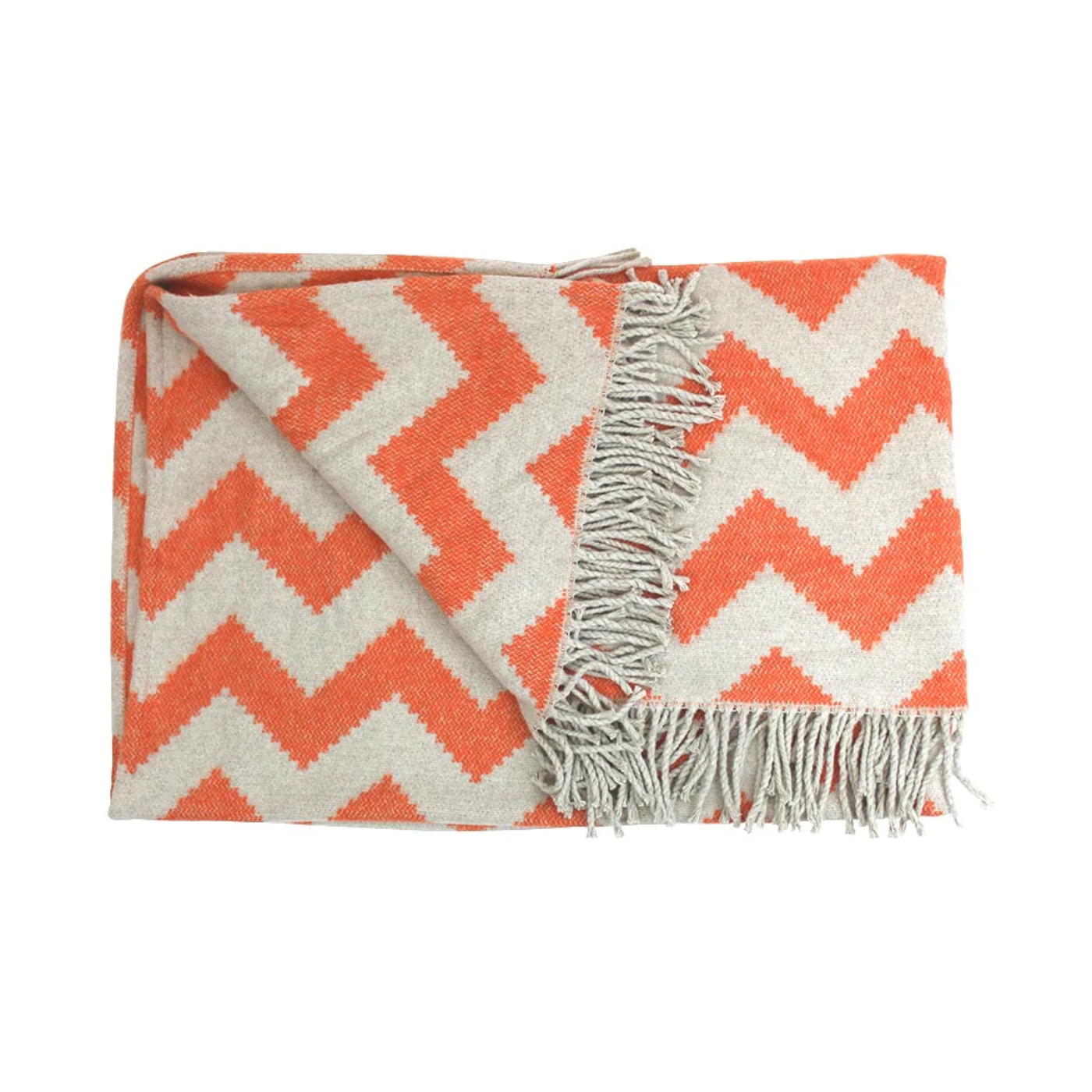 Scatterbox Ziggy Throw | Orange/Grey – Geoghegans Of Navan